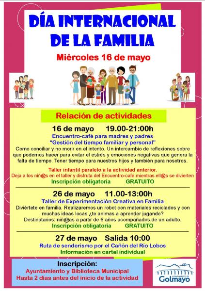 Día Internacional de la familia y ruta de senderismo - Ayuntamiento de ...